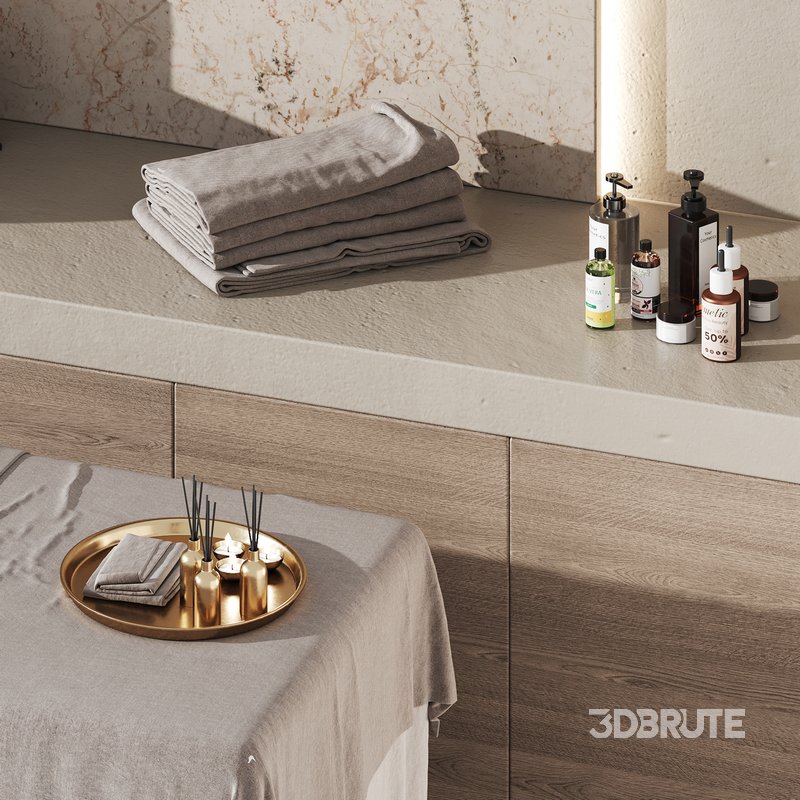 Modern spa and accessories 09 3d model 3dbrute
