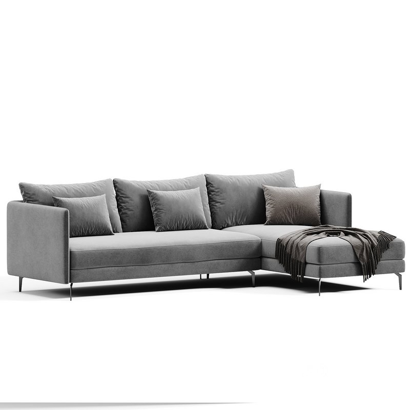 MILTON Sofa By Dall'Agnese - 3dbrute : 3dmodel furniture and decor
