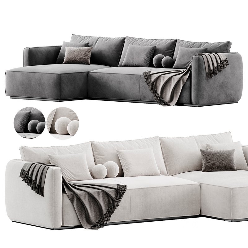 Sofa ESSE By Blanche 3d model 3dbrute