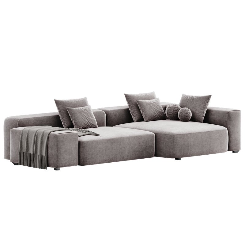 Pontone Sectional Sofa By Property Furniture 3d model 3dbrute
