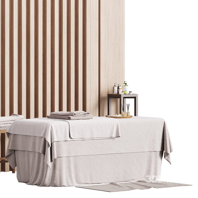 Modern spa and accessories 02 3d model 3dbrute