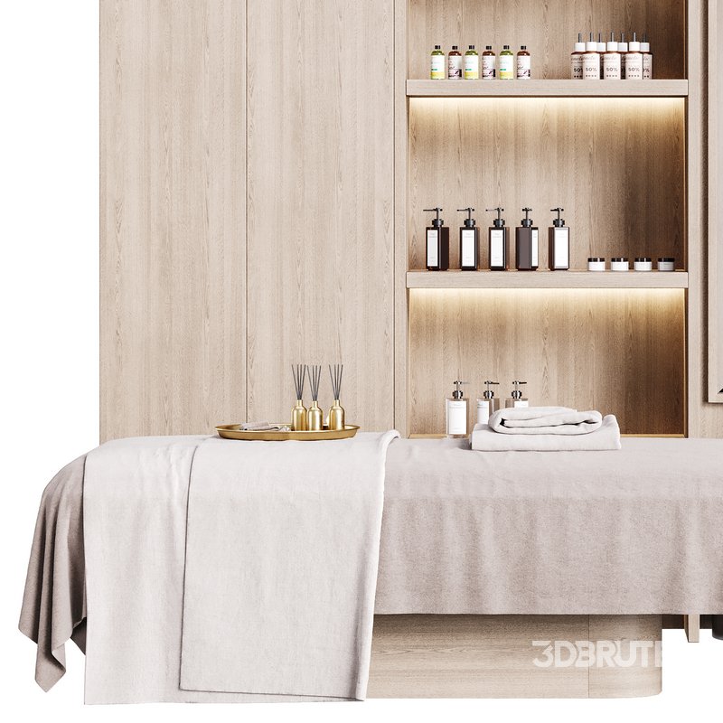 Modern spa and accessories 03 3d model 3dbrute
