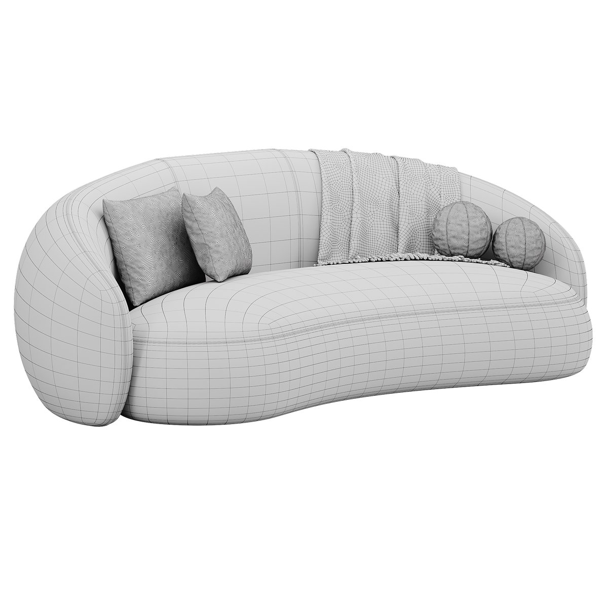 Montholon Sofa By Property Furniture 3d model 3dbrute