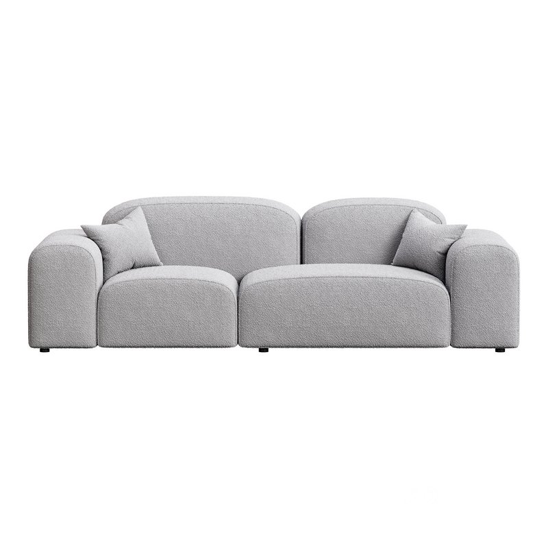 Modern Solid Sofa 3d model 3dbrute