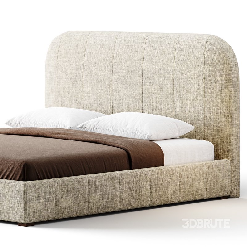 SWAN BED 3d model 3dbrute