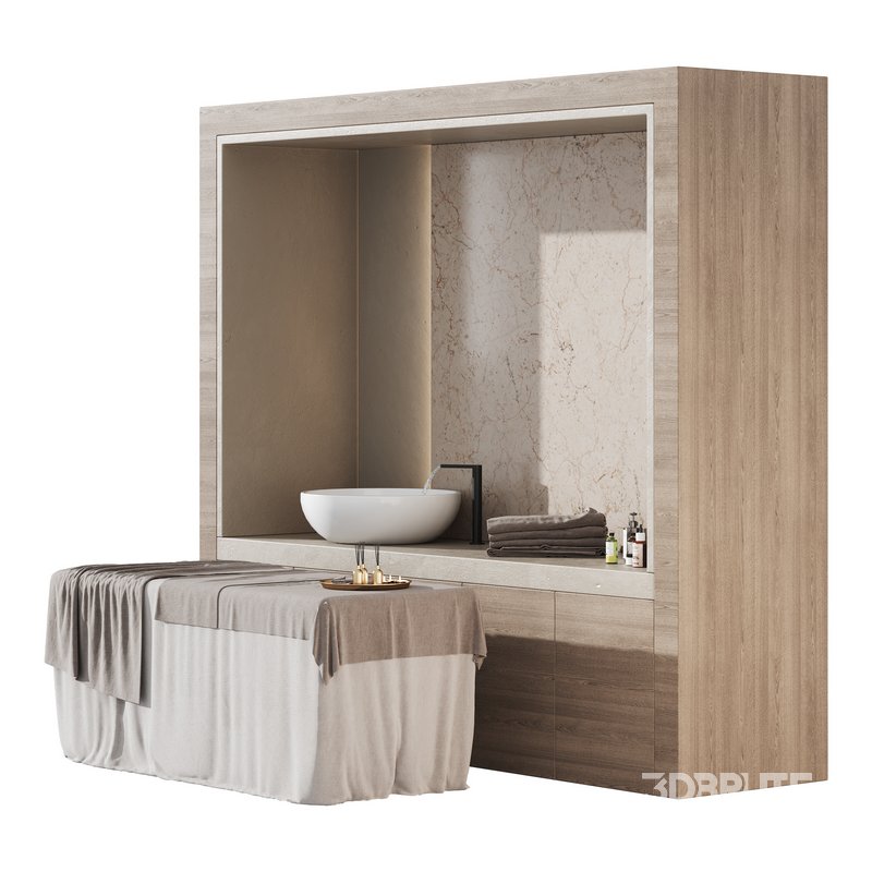 Modern spa and accessories 09 3d model 3dbrute