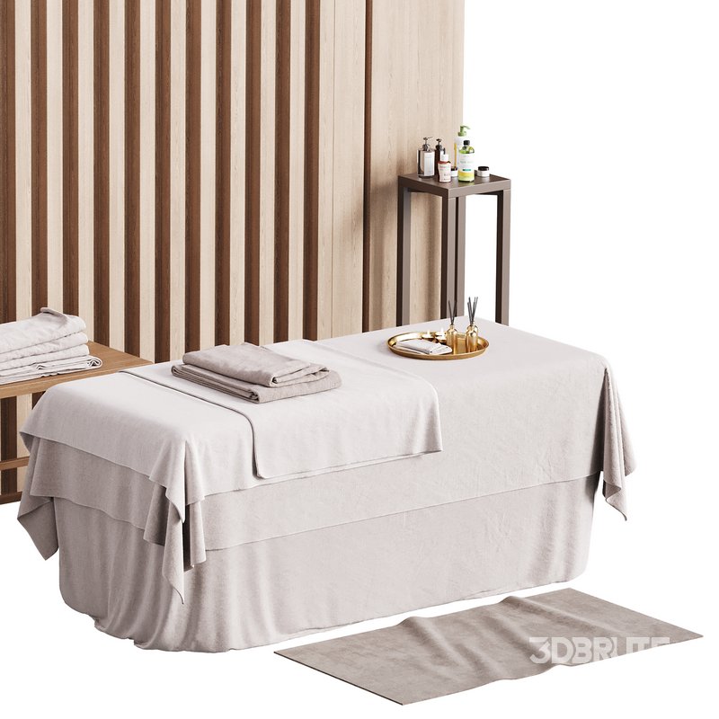 Modern spa and accessories 02 3d model 3dbrute