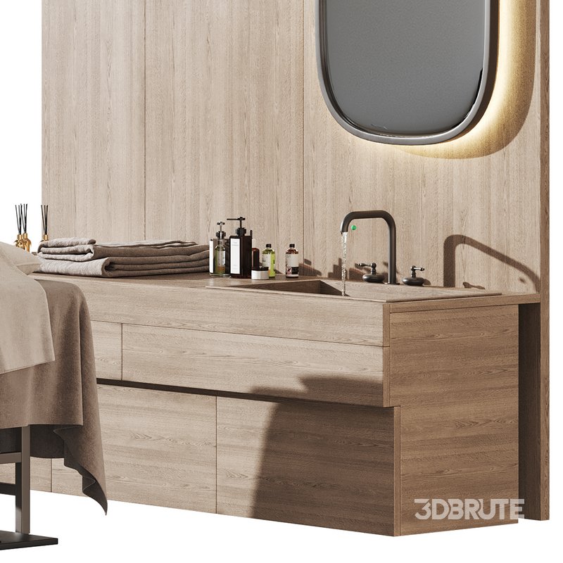 Modern spa and accessories 04 3d model 3dbrute
