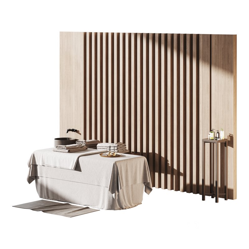 Modern spa and accessories 02 3d model 3dbrute