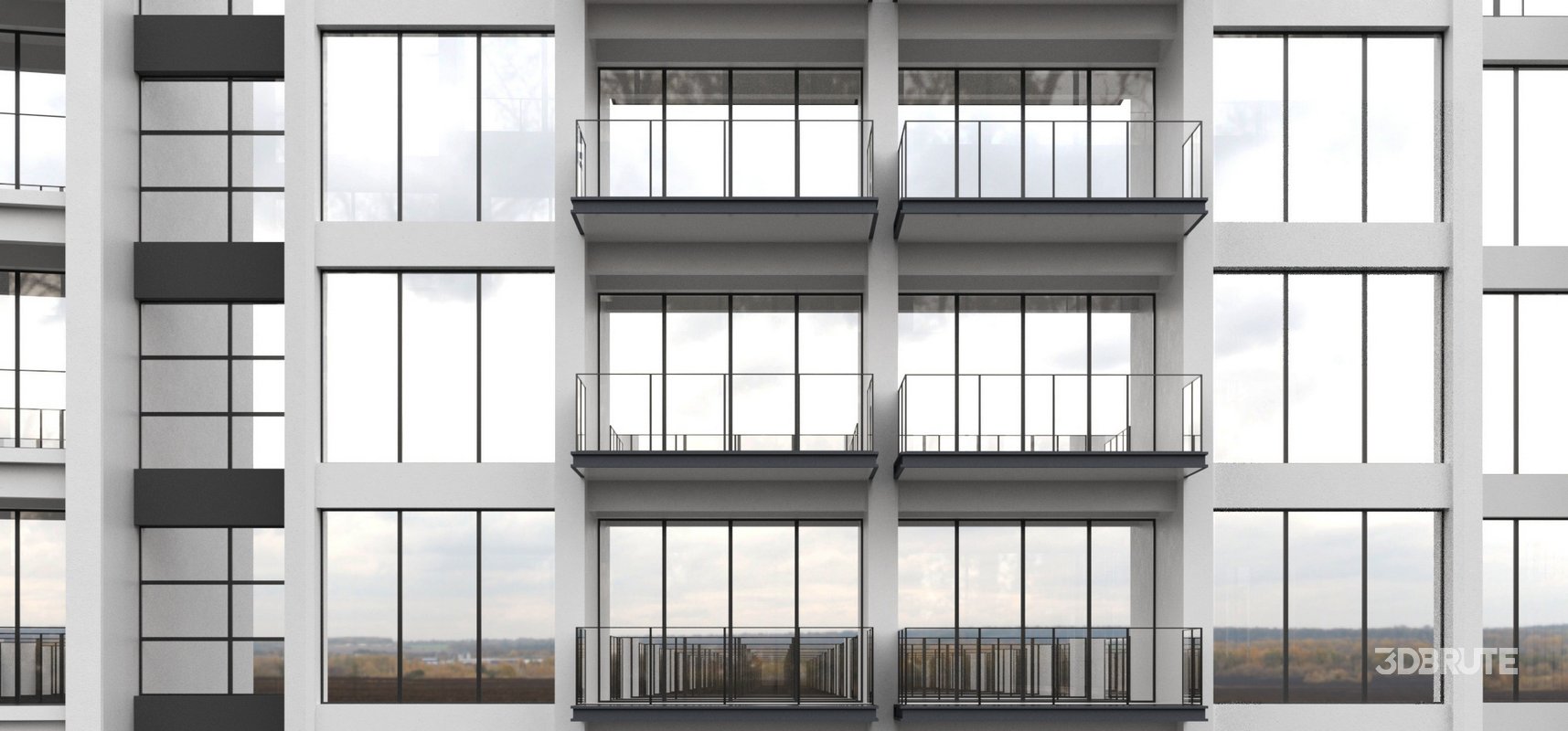 Building - Denmark - Copenhagen - 3dbrute : 3dmodel furniture and decor