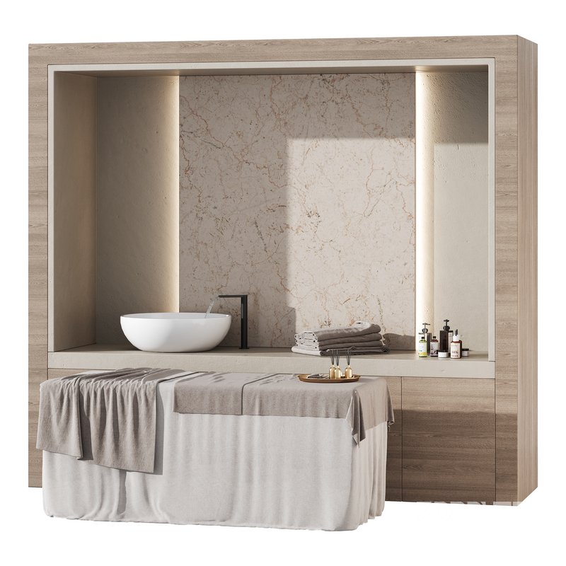 Modern spa and accessories 09 3d model 3dbrute