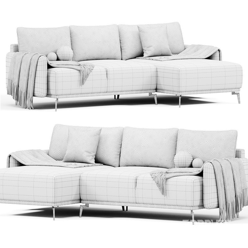 Archi Sofa By Skdesign 3d model 3dbrute