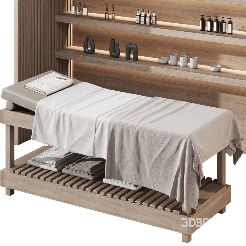 Modern spa and accessories 05 3d model 3dbrute