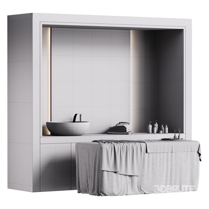 Modern spa and accessories 09 3d model 3dbrute