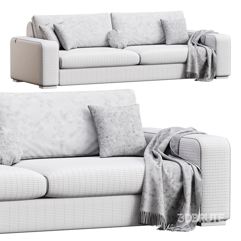 Sofa A30 by Delavega 3d model 3dbrute