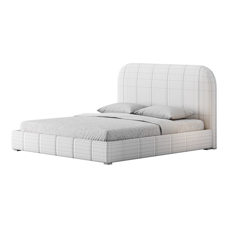 SWAN BED 3d model 3dbrute