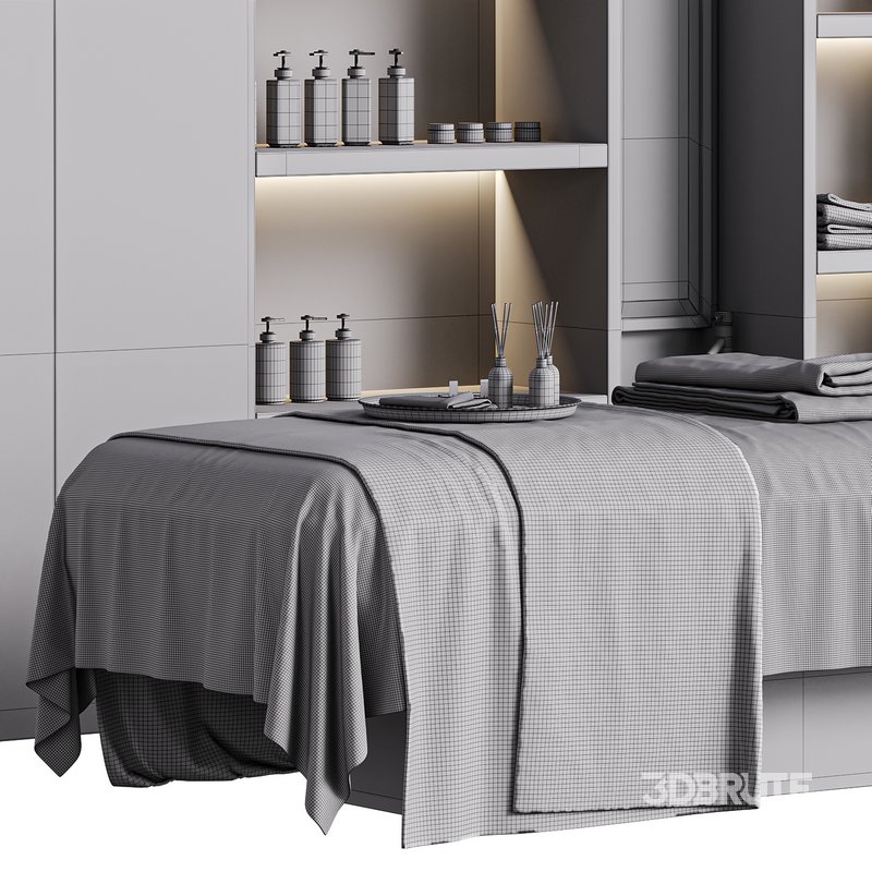 Modern spa and accessories 03 3d model 3dbrute