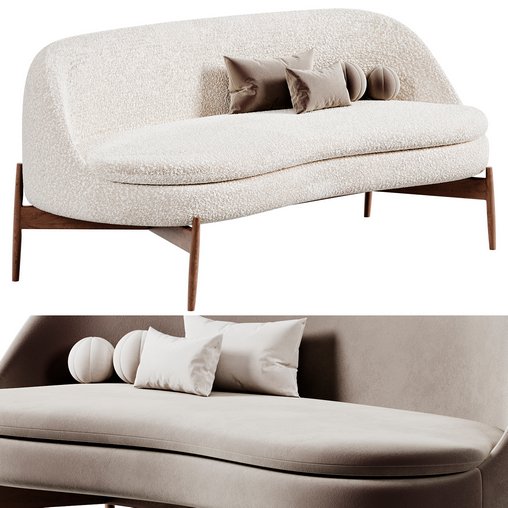 Sendai Sofa By Minotti 3d model 3dbrute