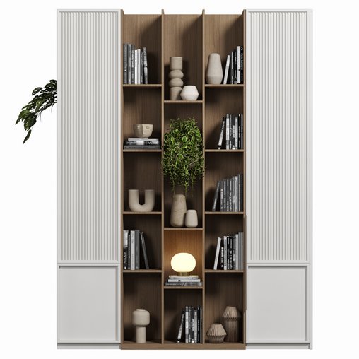 120 bookcase 120 3d model 3dbrute