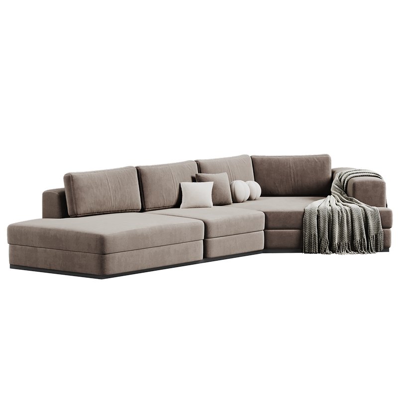 Rene Diagonal Sofa By Mononova 3d model 3dbrute