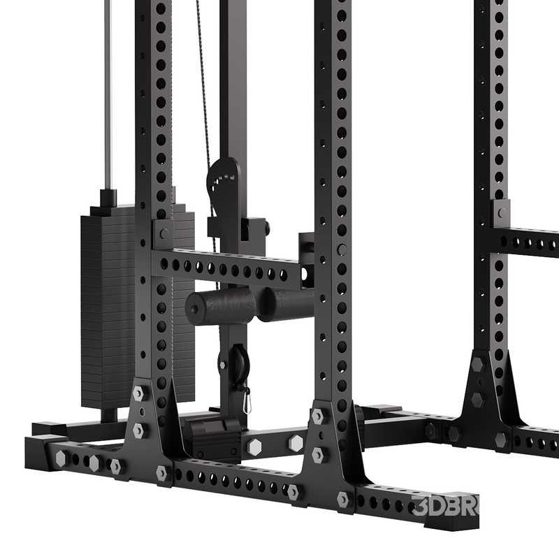ATX Power Rack 3d model 3dbrute