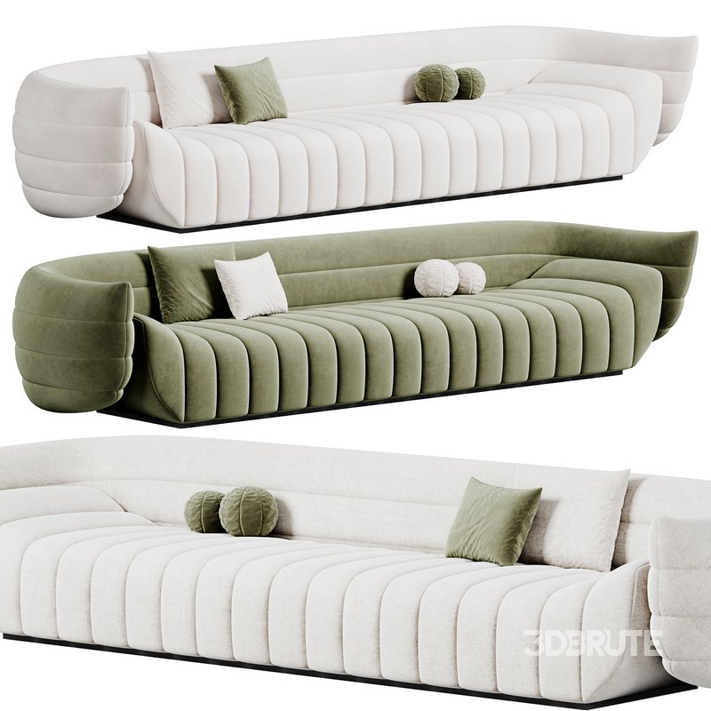 Tactile Sofa By Baxter 3d model 3dbrute