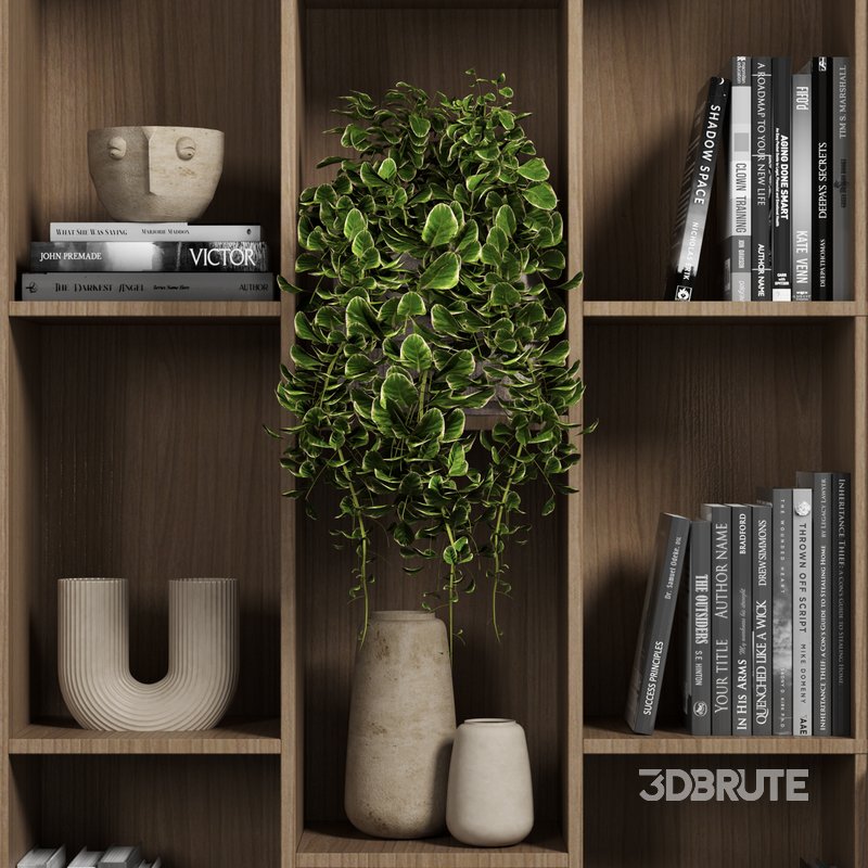120 bookcase 120 3d model 3dbrute