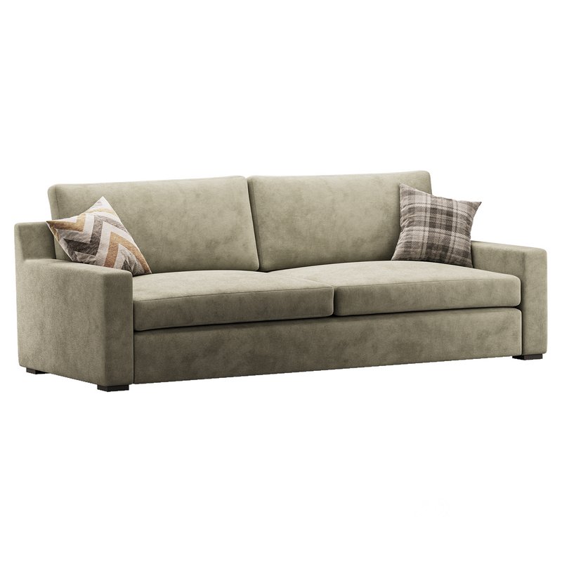 Sutton Large Sofa 3d model 3dbrute