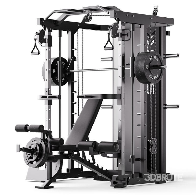 SWAT Multi Press 3d model 3dbrute