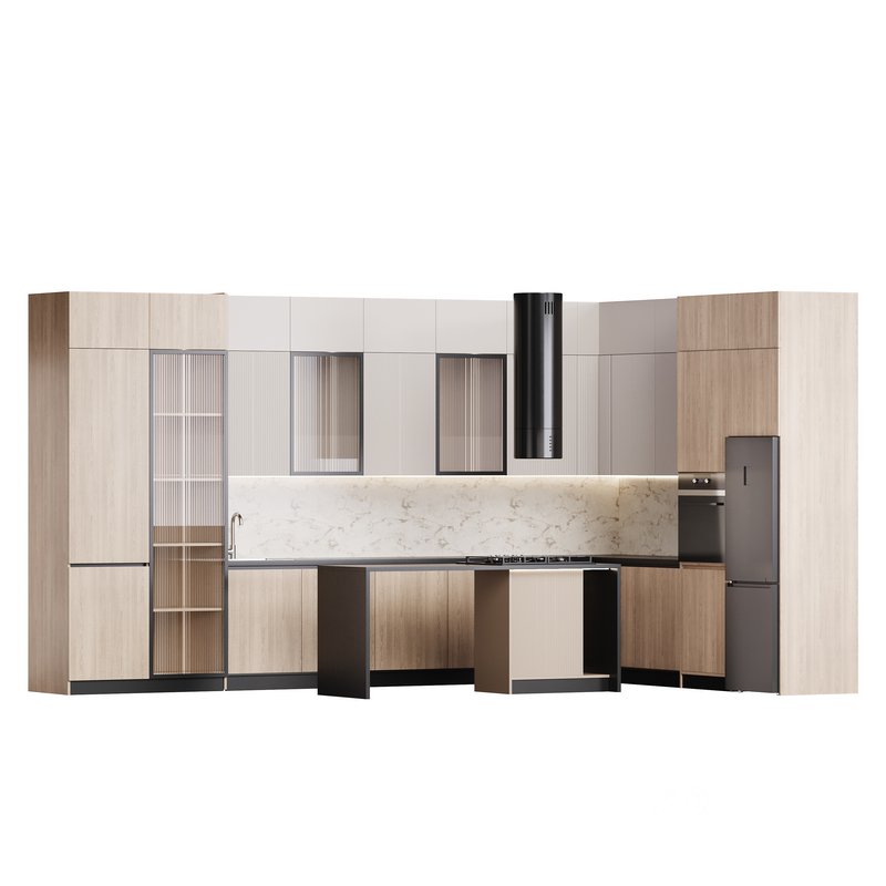 Modern kitchen 27 3d model 3dbrute