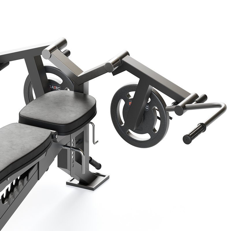 Chest Opening Accessory for Multifunction Bench 3d model 3dbrute