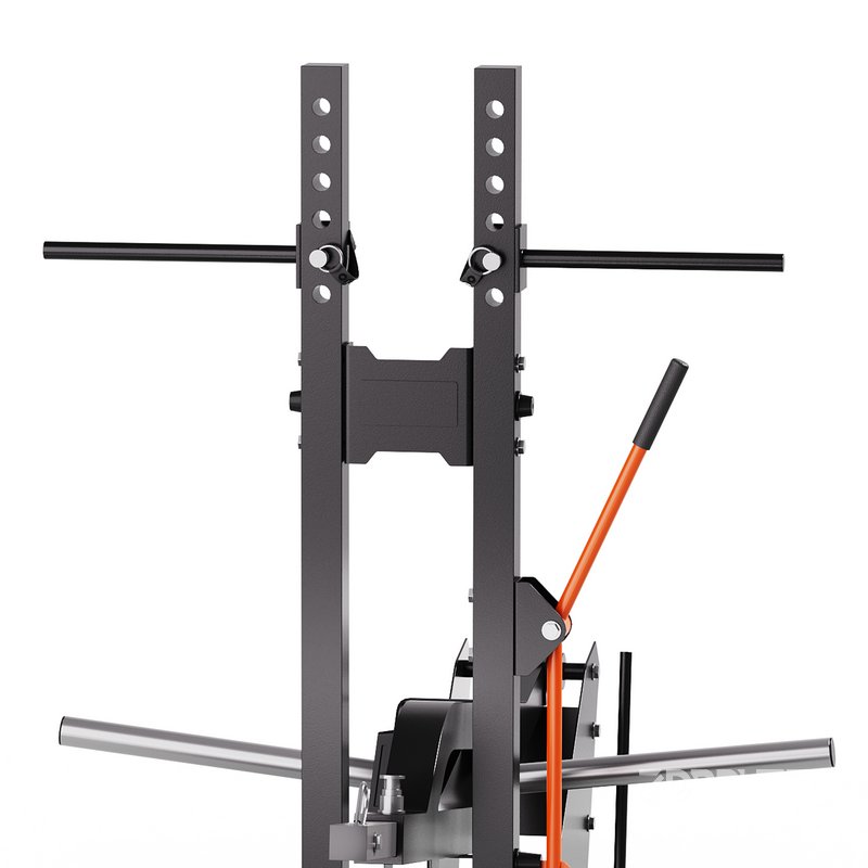 ATX Belt Squat-Dip - Squat & Dip Machine 3d model 3dbrute