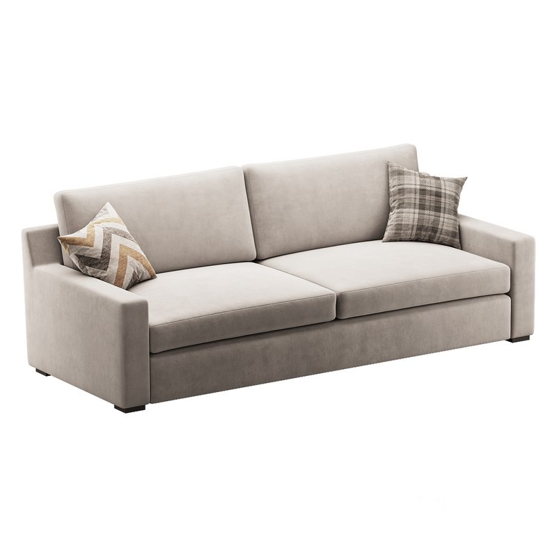Sutton Large Sofa 3d model 3dbrute