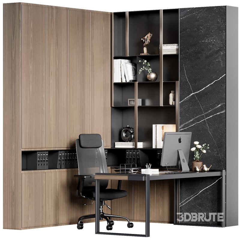 Workplace 11 3d model 3dbrute