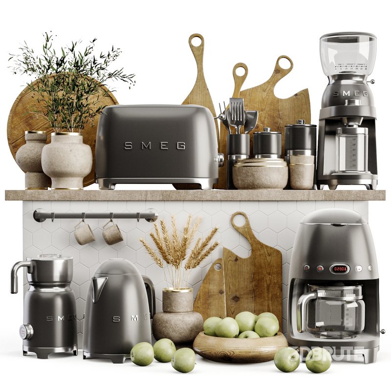 Collection smeg 3d model 3dbrute