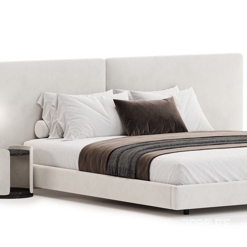 LOTA Bed By TREKU 3d model 3dbrute