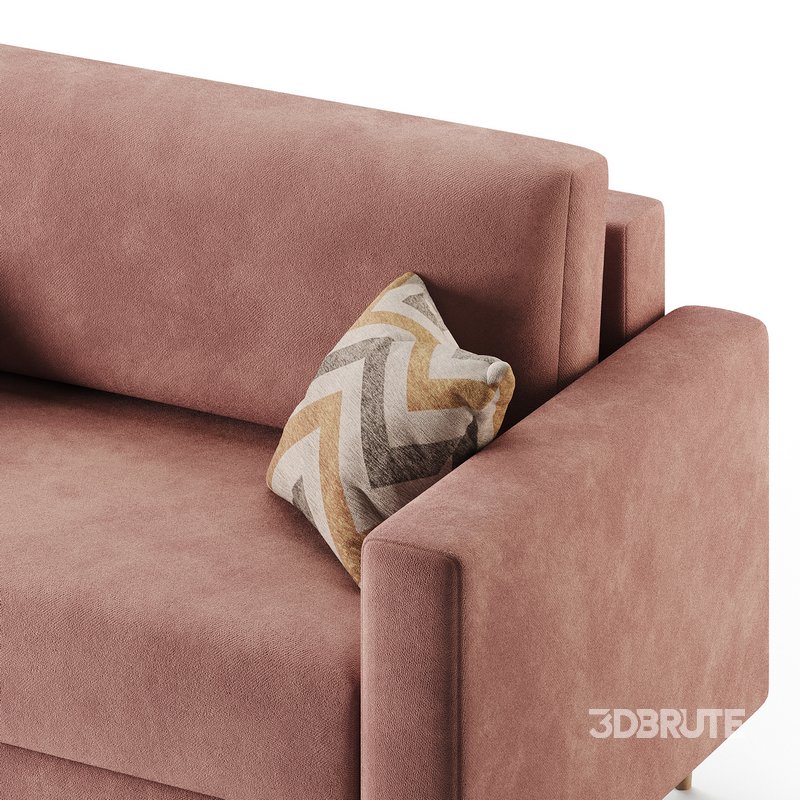 Sofa Ines Vertical Terra 3d model 3dbrute