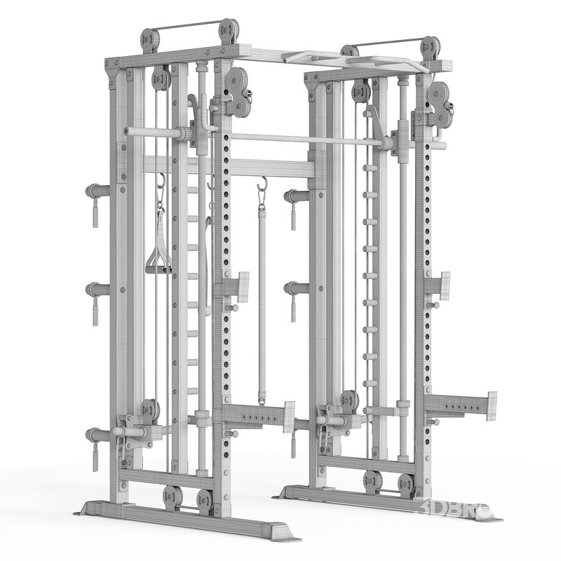 FORCE USA All In One Trainer 3d model 3dbrute