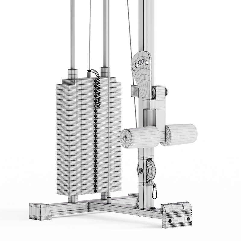 ATX Lat Machine 3d model 3dbrute