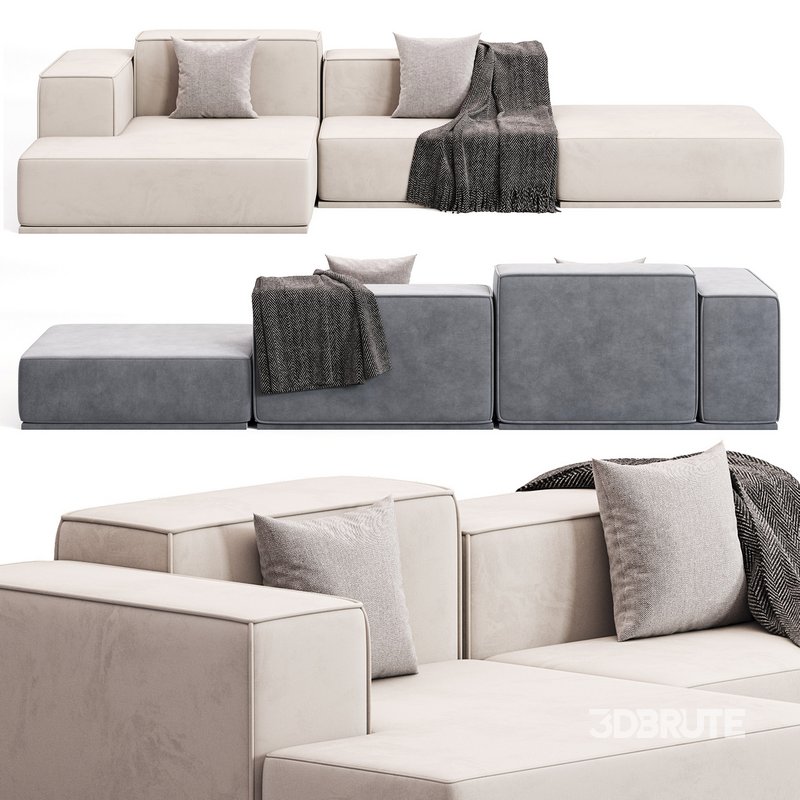 Pianca Delano sofa - 3dbrute : 3dmodel furniture and decor