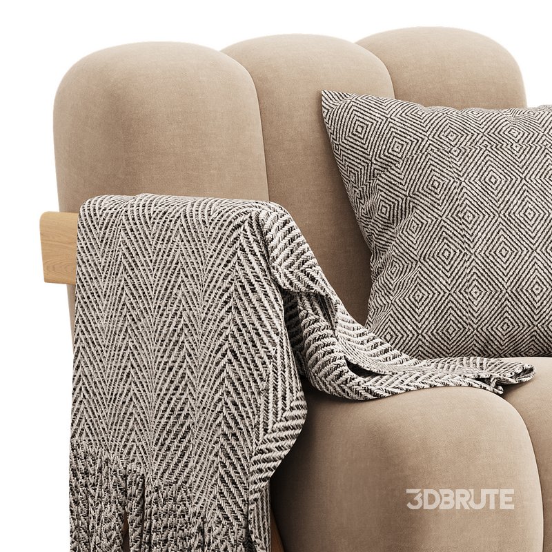 Abstract Arm Chair 3d model 3dbrute