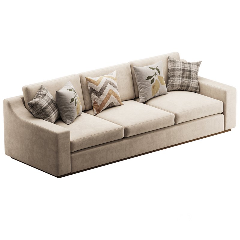 Sutton Extra Large Sofa 3d model 3dbrute