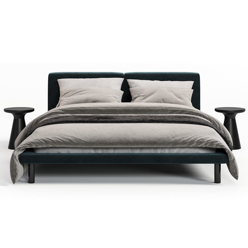 Timothy Bed by Meridiani bed - Download -3d Models Free -3dbrute