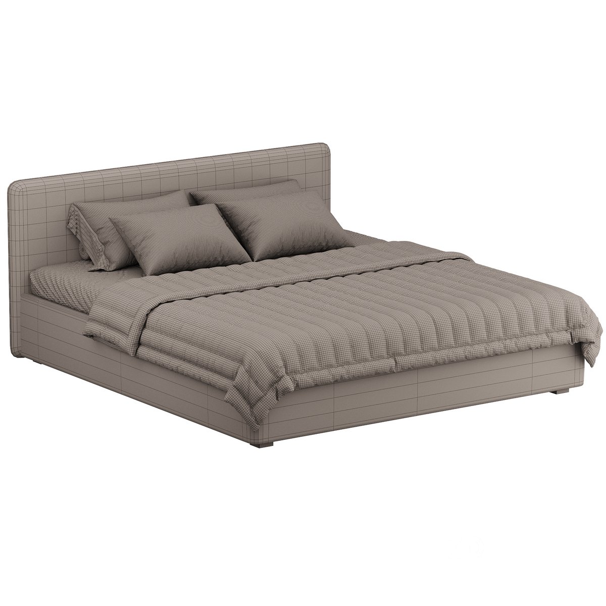 Barry bed with compartment 3d model 3dbrute