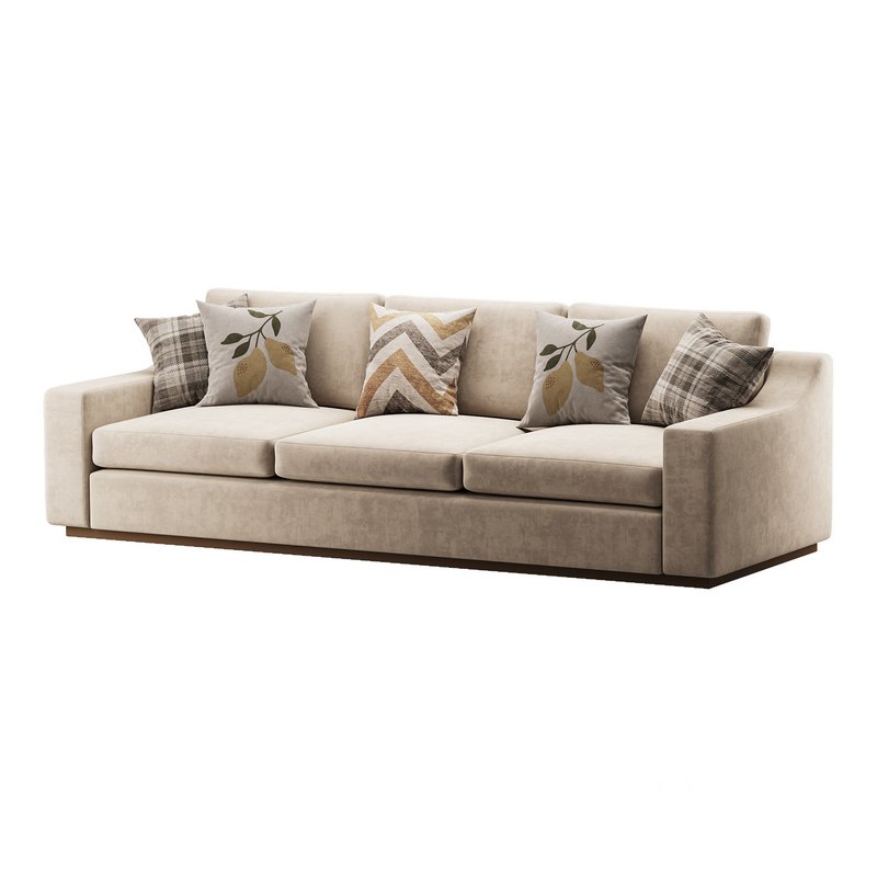 Sutton Extra Large Sofa 3d model 3dbrute