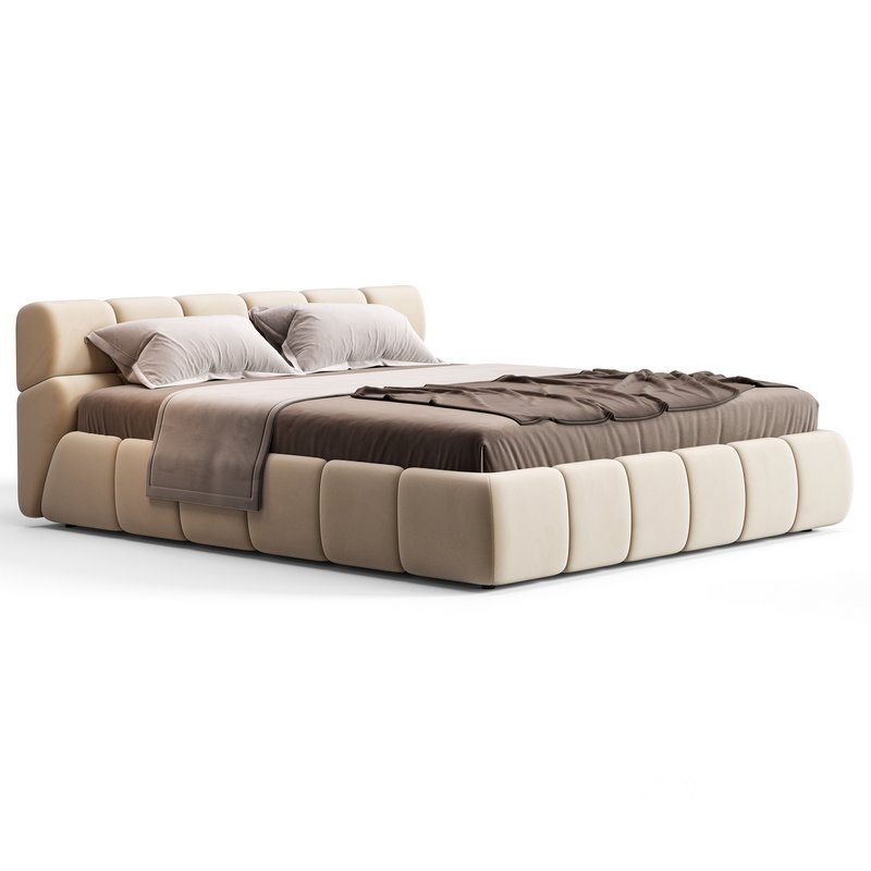 B&B ITALIA Tufty Bed 3d model 3dbrute