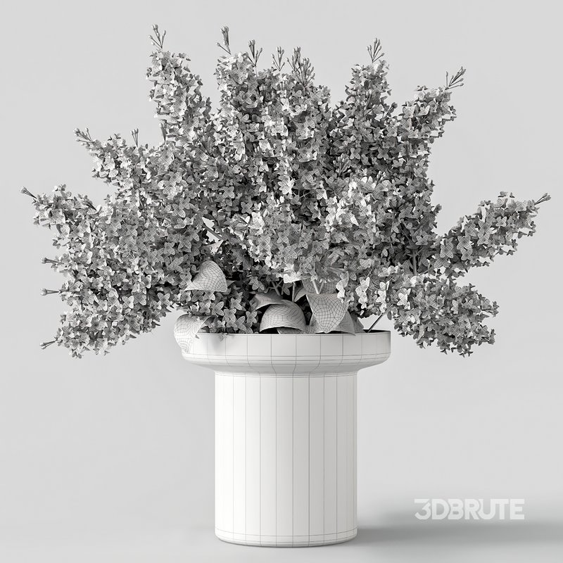 Bouquets 24 lilacs - Download -3d Models Free -3dbrute