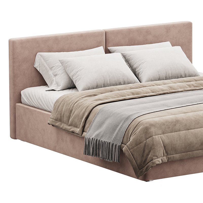 Bed LUiza Grand - Download -3d Models Free -3dbrute
