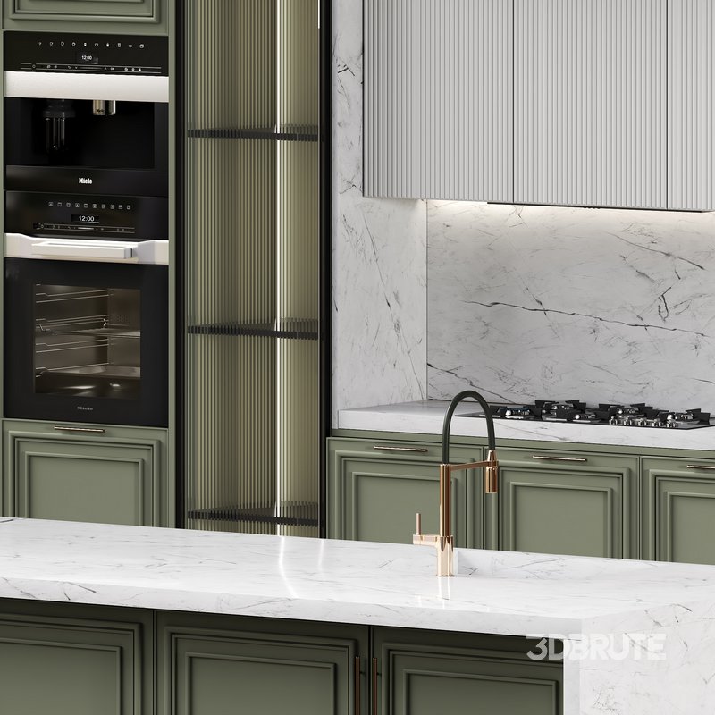 Kitchen R6 - 3dbrute : 3dmodel furniture and decor