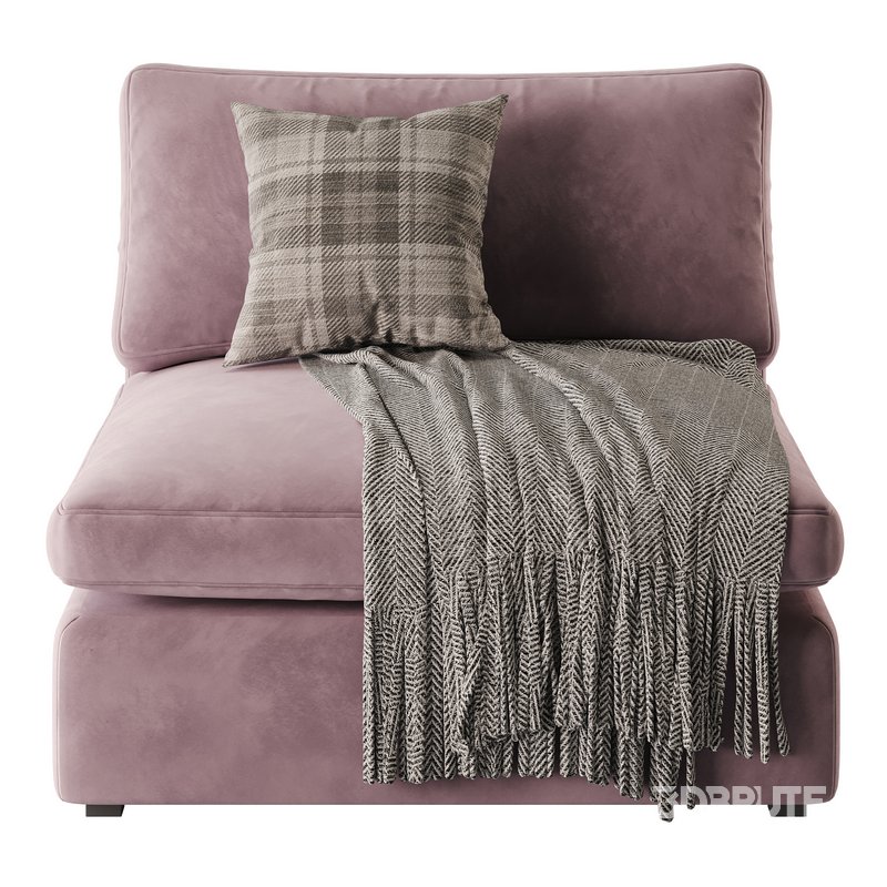 Hackney Lounge Single Seater 3d model 3dbrute